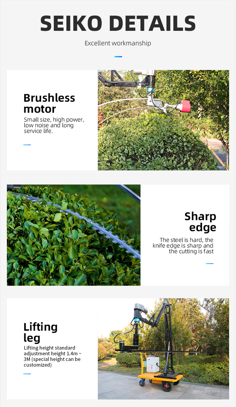Versatile electric self-propelled hedge trimmer - Shandong Nature ...