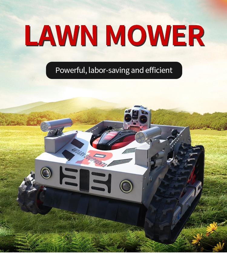 Smart Remote Control Crawler Lawn Mower (SD750-6) - Shandong Nature ...