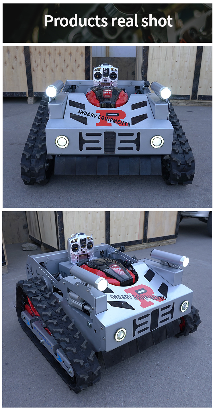 Smart Remote Control Crawler Lawn Mower (SD750-6) - Shandong Nature ...