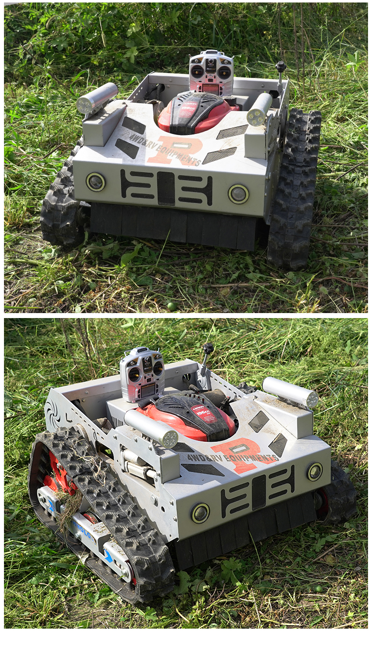 Smart Remote Control Crawler Lawn Mower (SD750-6) - Shandong Nature ...